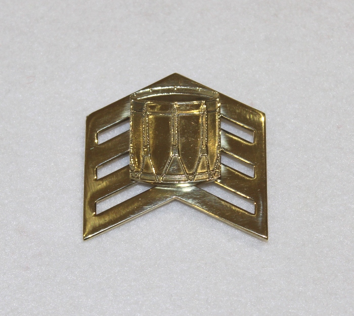 Drum Major's Wrist Badges, Chrome & Gold finishes - The Marching Band Shop
