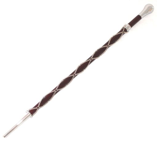 Drum/Bugle Majors Rosewood Finish Parade Cane - The Marching Band Shop