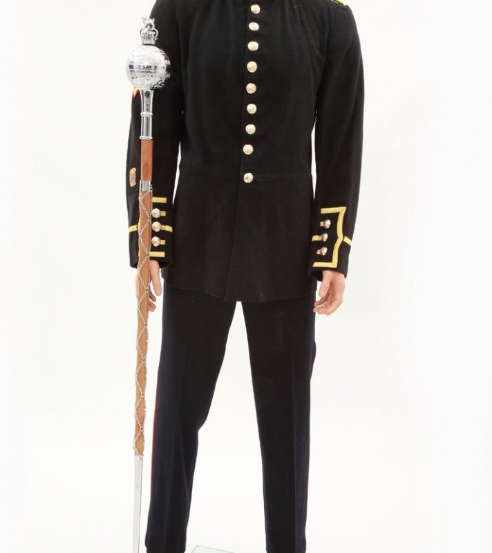 TMBS 'Adjustable Height' Drum Major's Staff with Malacca Shaft - The ...