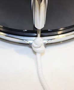 TMBS White Cotton Drum Traces (Drag Ropes) - The Marching Band Shop