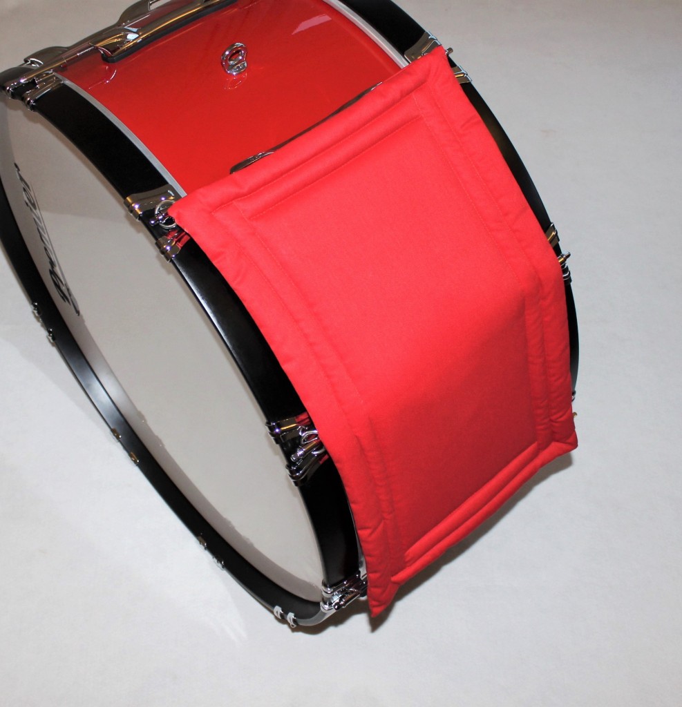 TMBS Black Padded Drum Rectangle to fit 12" Width Bass Drums - The ...