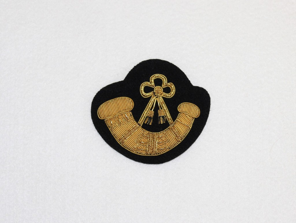 Large Hand Embroidered Bugle Badges - The Marching Band Shop