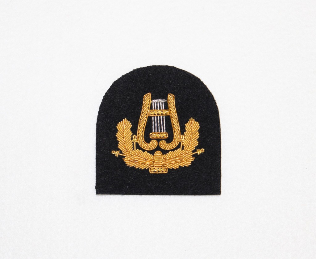 Large Hand Embroidered Musician Badges - The Marching Band Shop