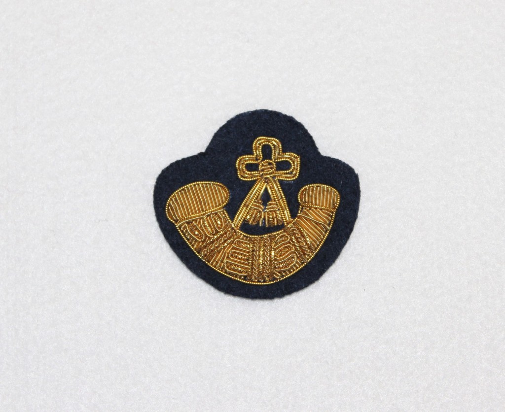 Small Hand Embroidered Bugle Badges - The Marching Band Shop