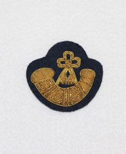 Small Hand Embroidered Bugle Badges - The Marching Band Shop