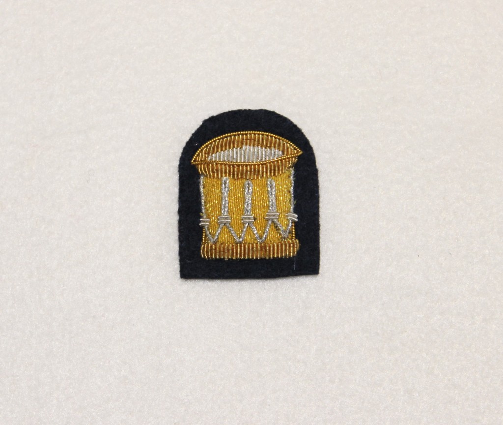 Small Hand Embroidered Drum Badges - The Marching Band Shop