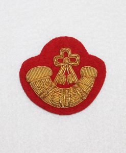 Small Hand Embroidered Bugle Badges - The Marching Band Shop