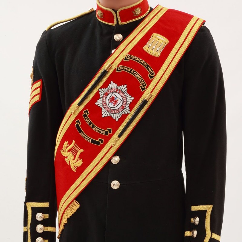 Light Blue, Uniform Sash, Size Small - The Marching Band Shop