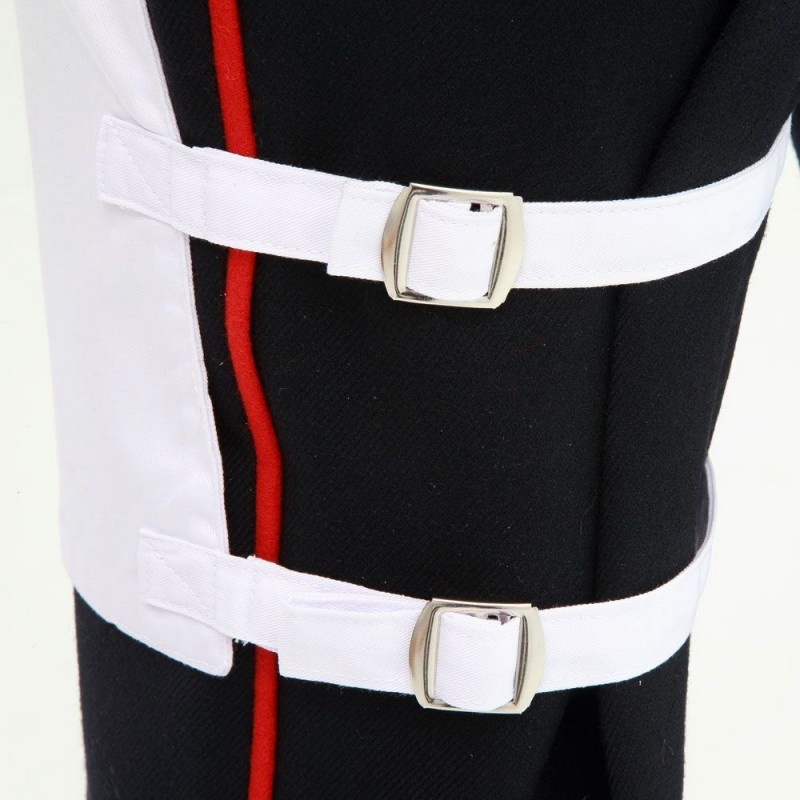 TMBS White Cotton Drummers Leg Apron - The Marching Band Shop