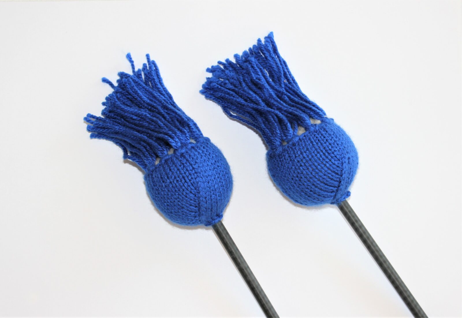 Royal Blue Tenor Drum Stick Covers or 'Mops' (Pair) - The Marching Band ...